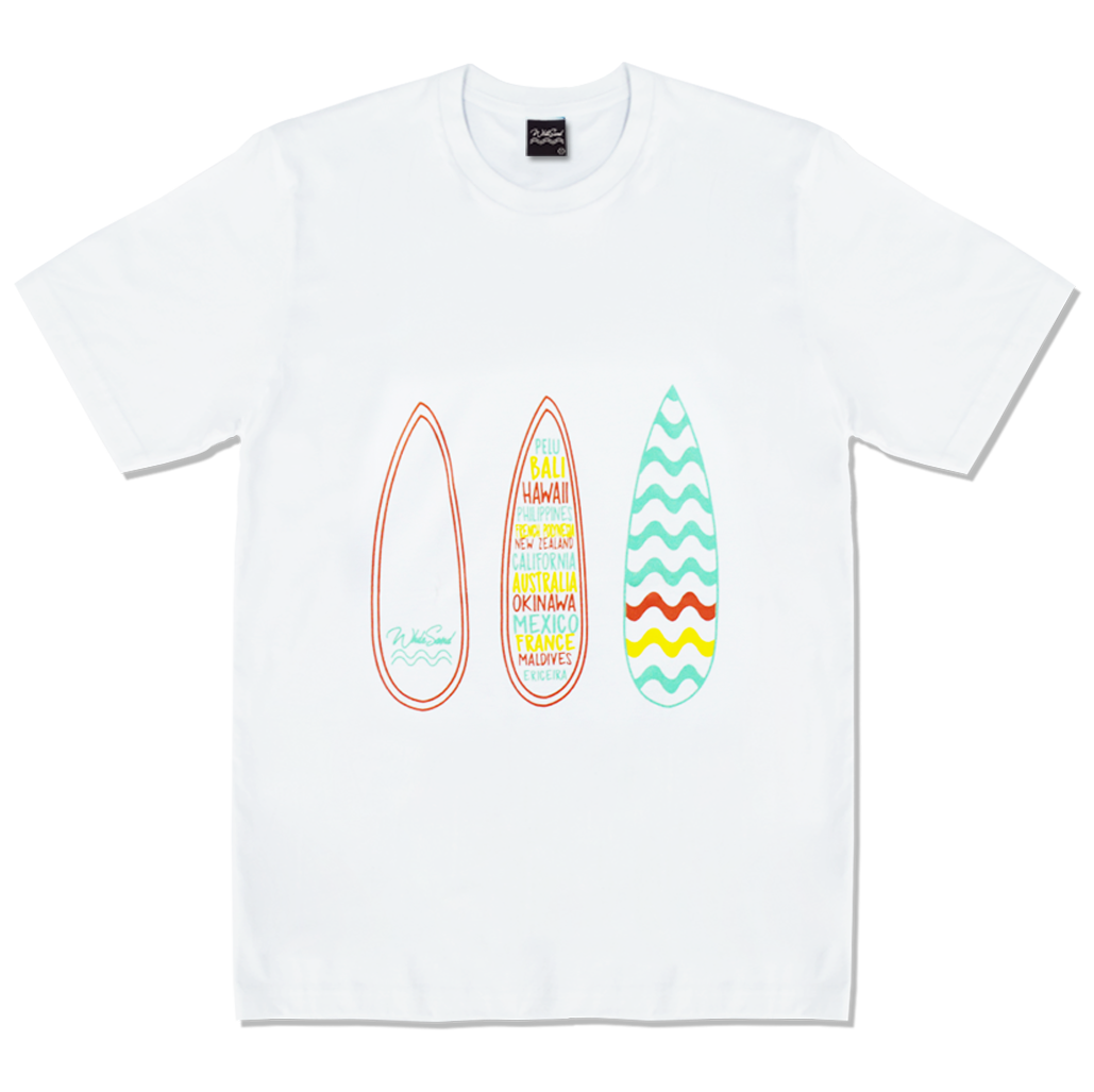 T-shirt【SURF SPOT】White – whitesand